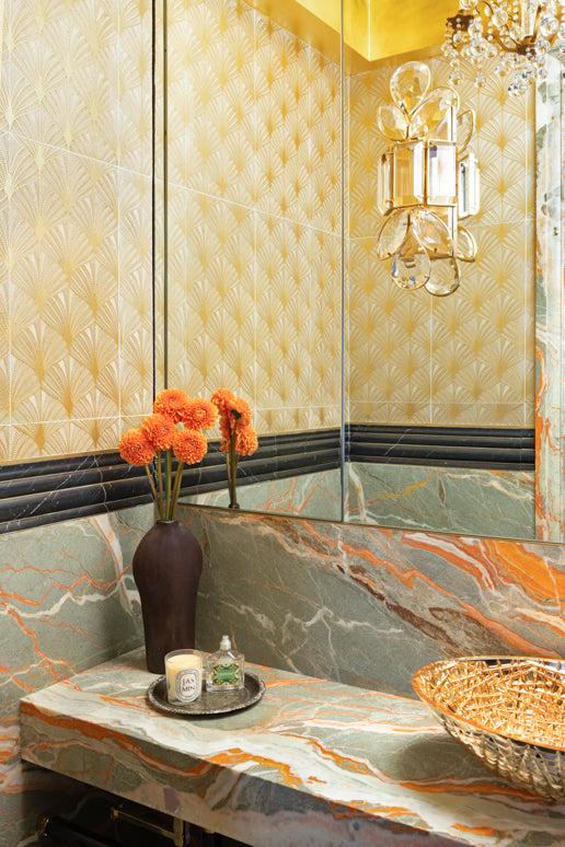 Tiger Lily and Siam Powder Room | Photo Gallery | Artistic Tile