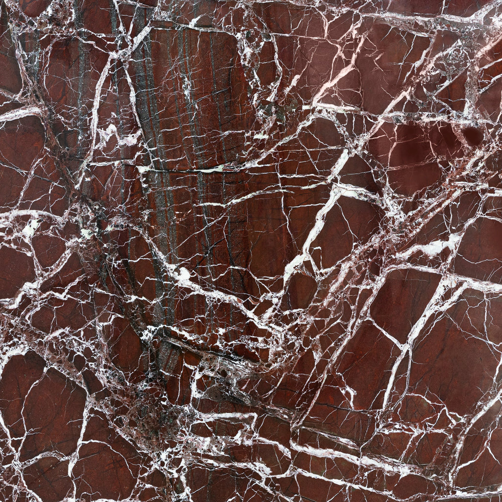 Breccia Vino Marble Slab: Wine-Red with White Veining – Artistic Tile